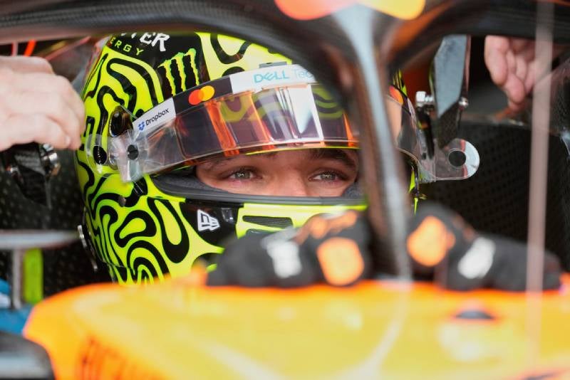 Lando Norris y Lewis Hamilton lideran las Prácticas Libres 1 y 2 en Bakú